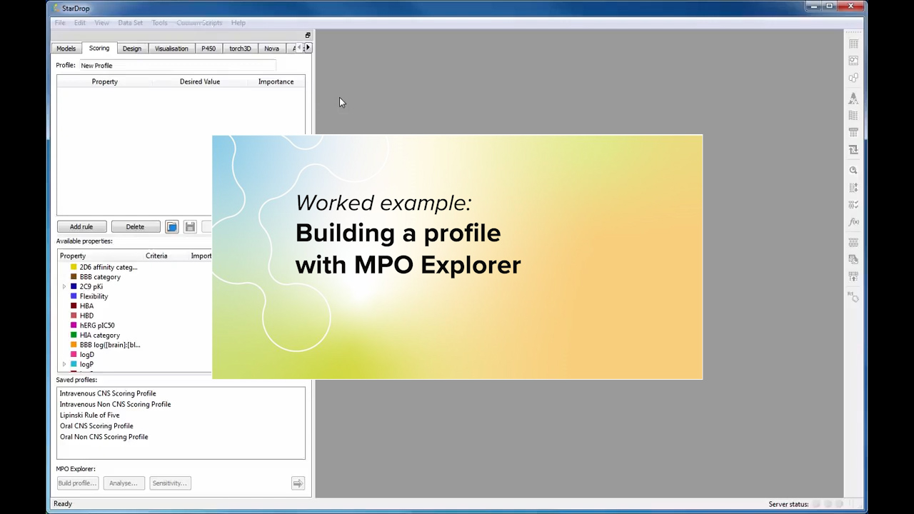 MPO explorer: automatically building a scoring profile with rule ...