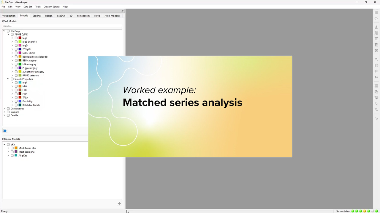 Matched series analysis - Optibrium