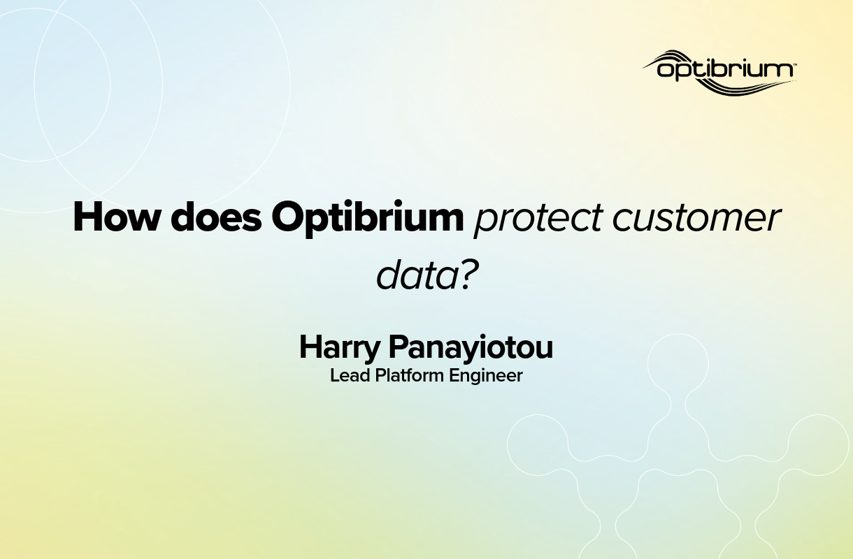 How does Optibrium protect customer data? - Optibrium